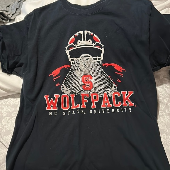 Gildan | Shirts | Nc State Football Shirt | Poshmark